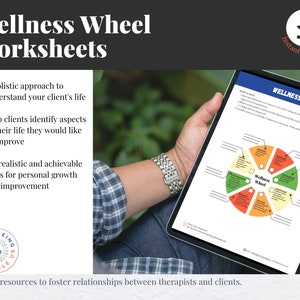 Wellness CBT Therapy Worksheets | Mental Health Digital Downloads | CBT ...