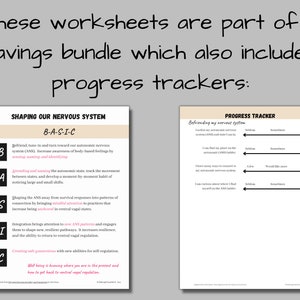 Polyvagal Theory Exercises Worksheets Neuroception - Etsy UK