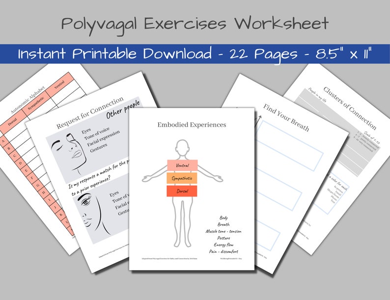 Deb Dana Polyvagal Worksheets Deb Dana Polyvagal Worksheet