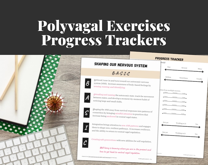 Polyvagal Exercises Digital Download for Clients and Therapists Simple ...