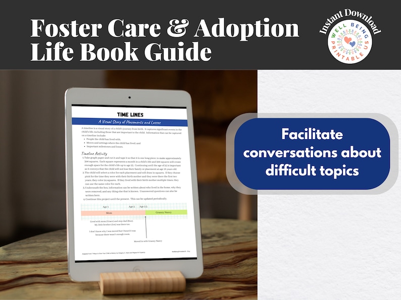 Foster Care Lifebook, Adoption Lifebook | Child Adoption Digital ...