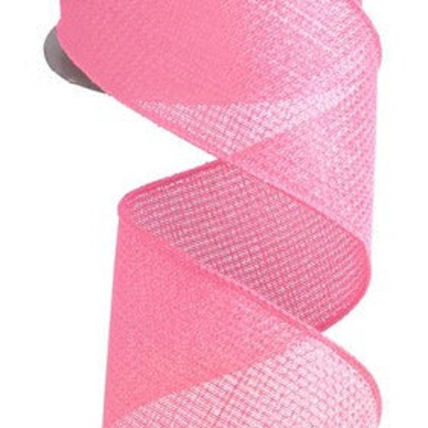 Pink Wired Ribbon - Etsy