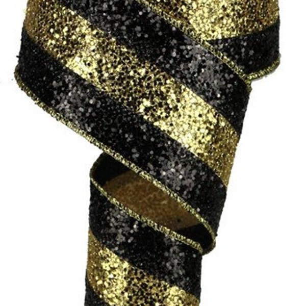 Black Gold Ribbon - Etsy