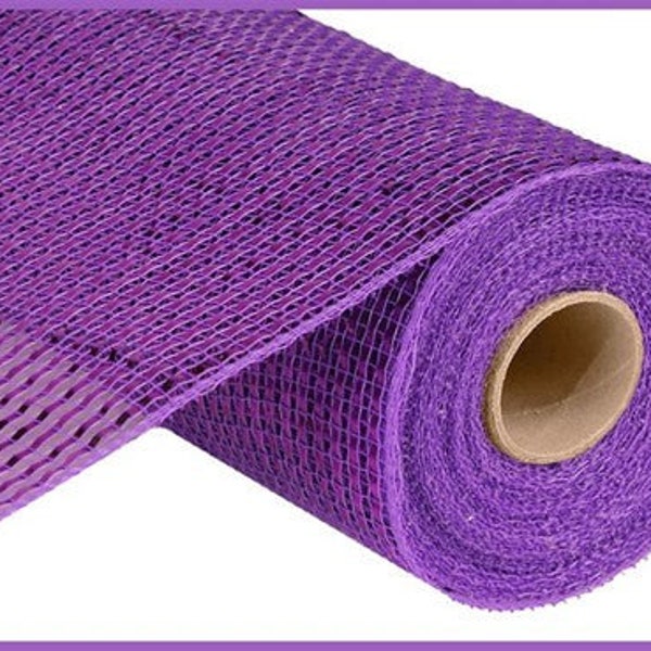 Purple Mesh Wreath - Etsy