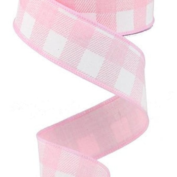 Pink Wired Ribbon - Etsy