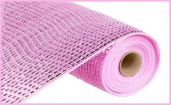 Pink Poly Deco Mesh, Metallic Craft Supply Mesh, 10 Inches X 10 Yards ...