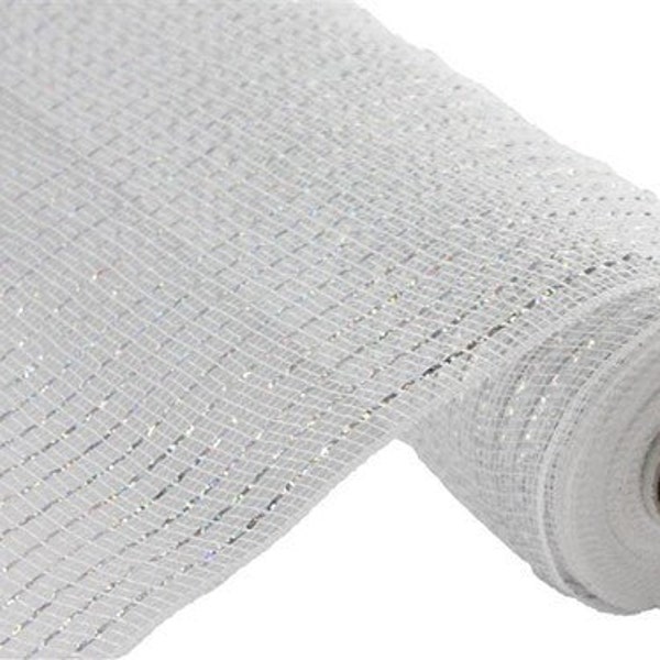 Silver Deco Mesh - Etsy