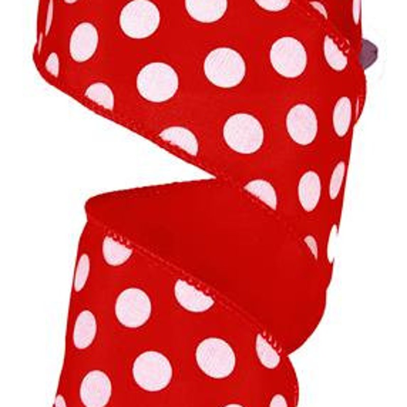 Red White Polka Dots - Etsy