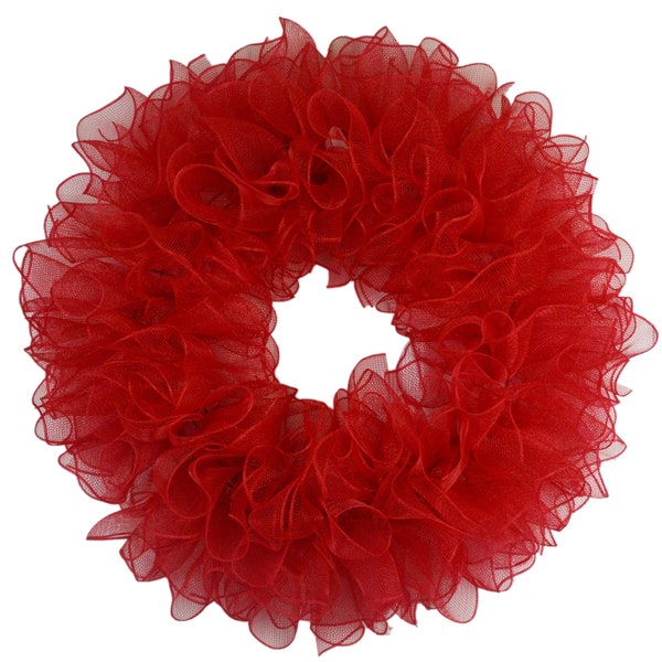 Red Wreath - Etsy