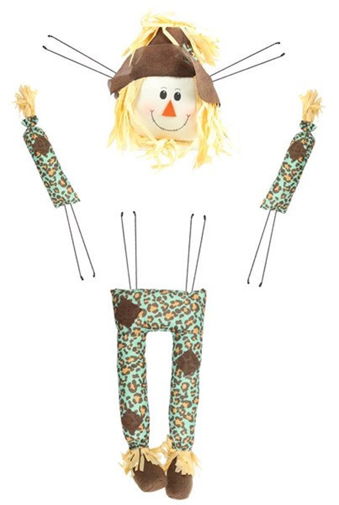 32" High Scarecrow Decor Kit, 5 Pieces, Thanksgiving Wreath Kit, HA4043 ...