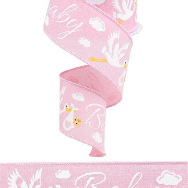 Pink Wired Ribbon - Etsy