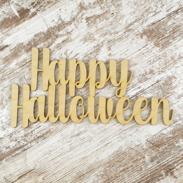 Happy Halloween Sign - Etsy