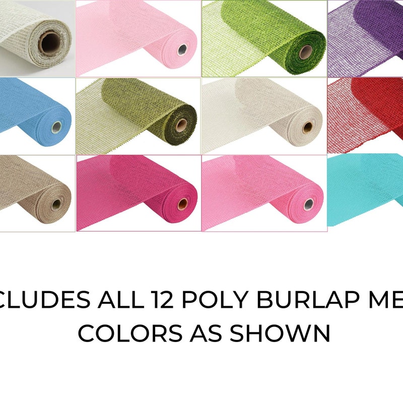 Burlap Mesh Wreath - Etsy