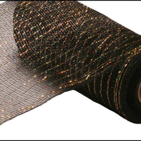 Black Deco Mesh - Etsy