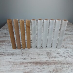 Cardboard Craft Tubes, Sturdy Tubes From Mesh Rolls, Thick Tubes Multi ...