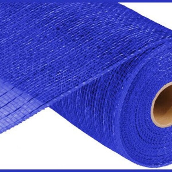 Royal Blue Deco Mesh - Etsy