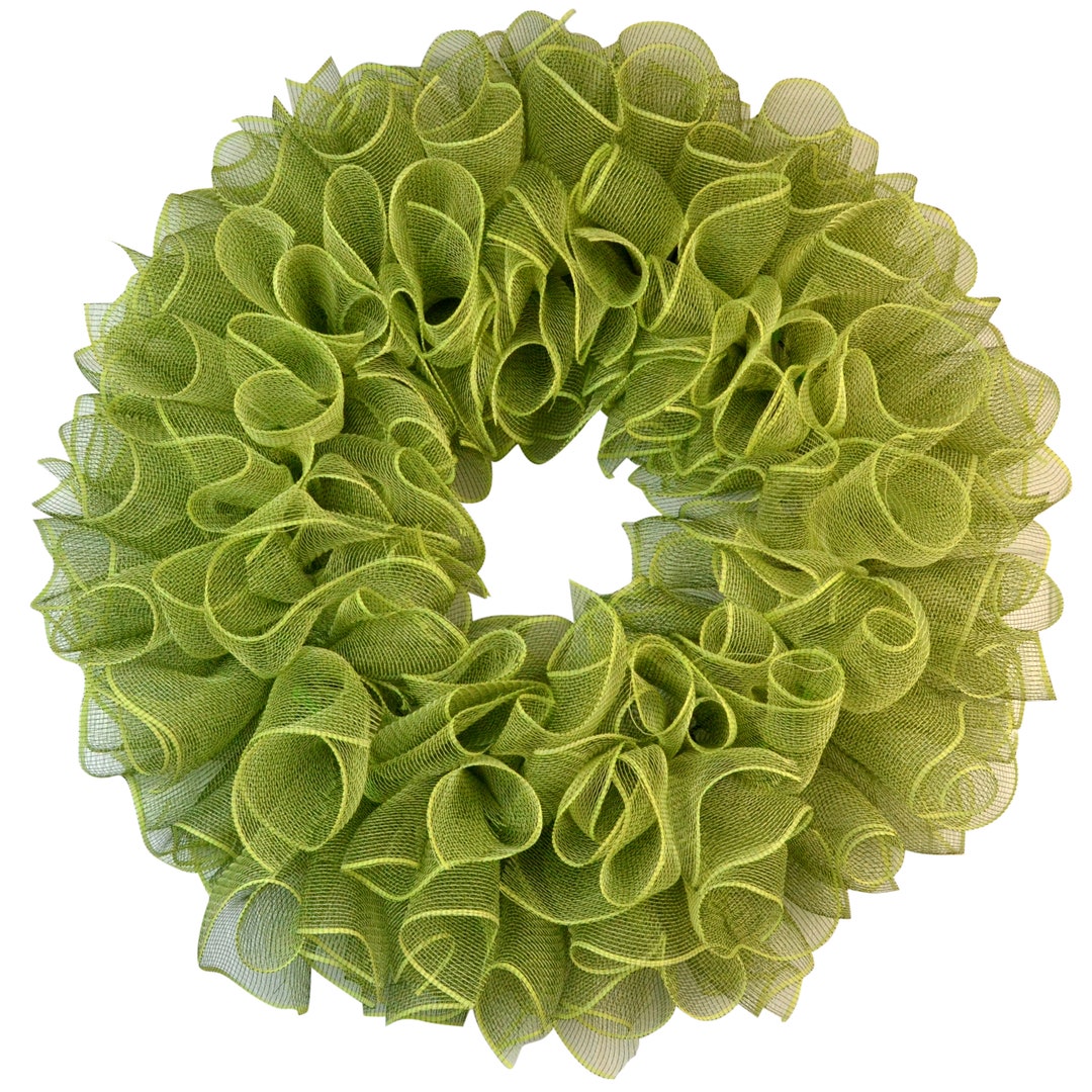 Moss Green Wreath Base - Premade Wreath Base - Make Your Own Christmas ...
