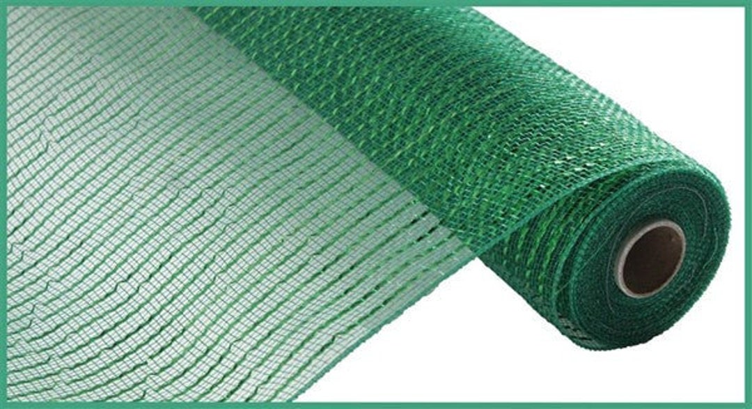 Green Wreath Mesh, Emerald Green Mesh for Wreaths, Supplies to Make ...