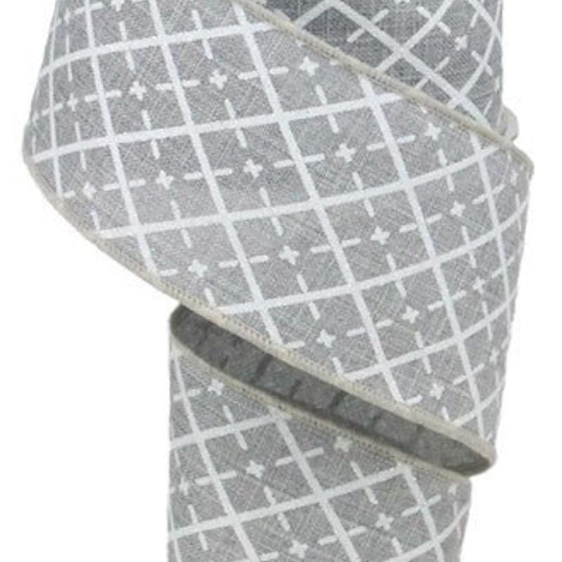 Gray Plaid Ribbon - Etsy