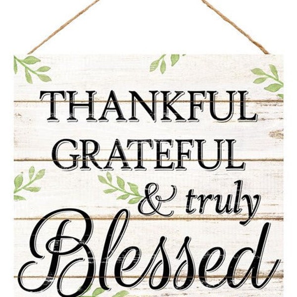 Metal Thankful Sign - Etsy