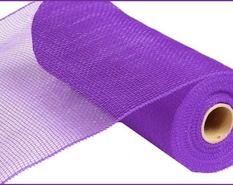 Purple Deco Mesh - Etsy