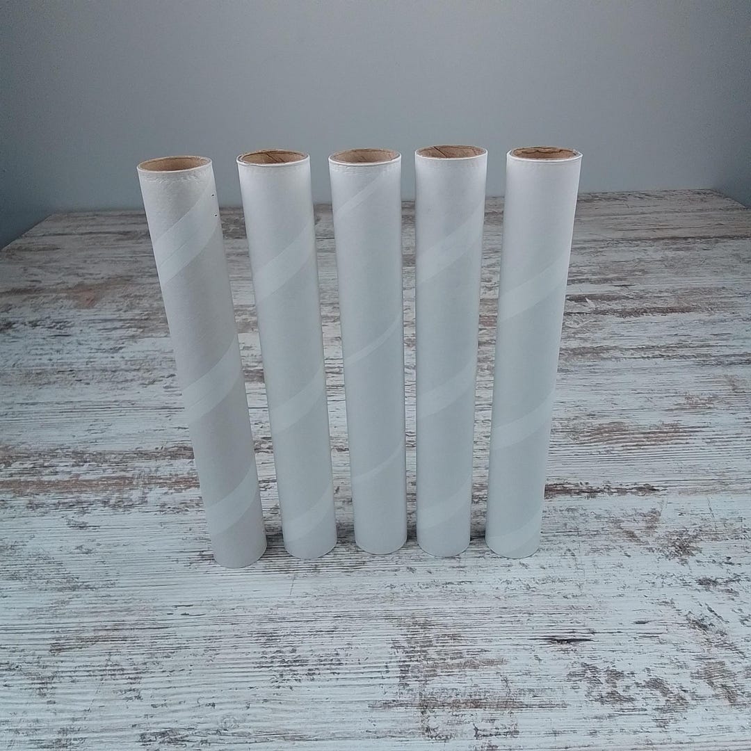 Cardboard Craft Tubes, Sturdy Tubes From Mesh Rolls, Thick Tubes Multi ...