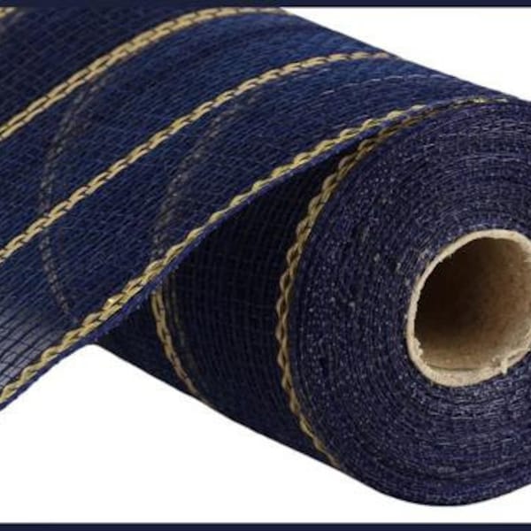 Navy Blue Deco Mesh - Etsy