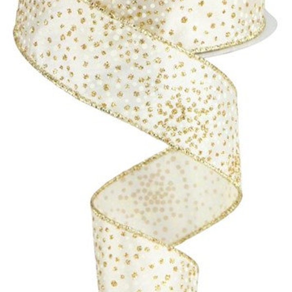 Gold Edge Ribbon - Etsy