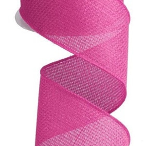 Fuchsia Hot Pink Wired Ribbon Craft Supplies for Making - Etsy