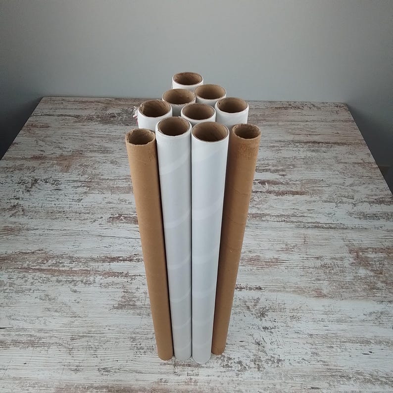 Sturdy Cardboard Craft Tubes, 21-inch Length - Etsy