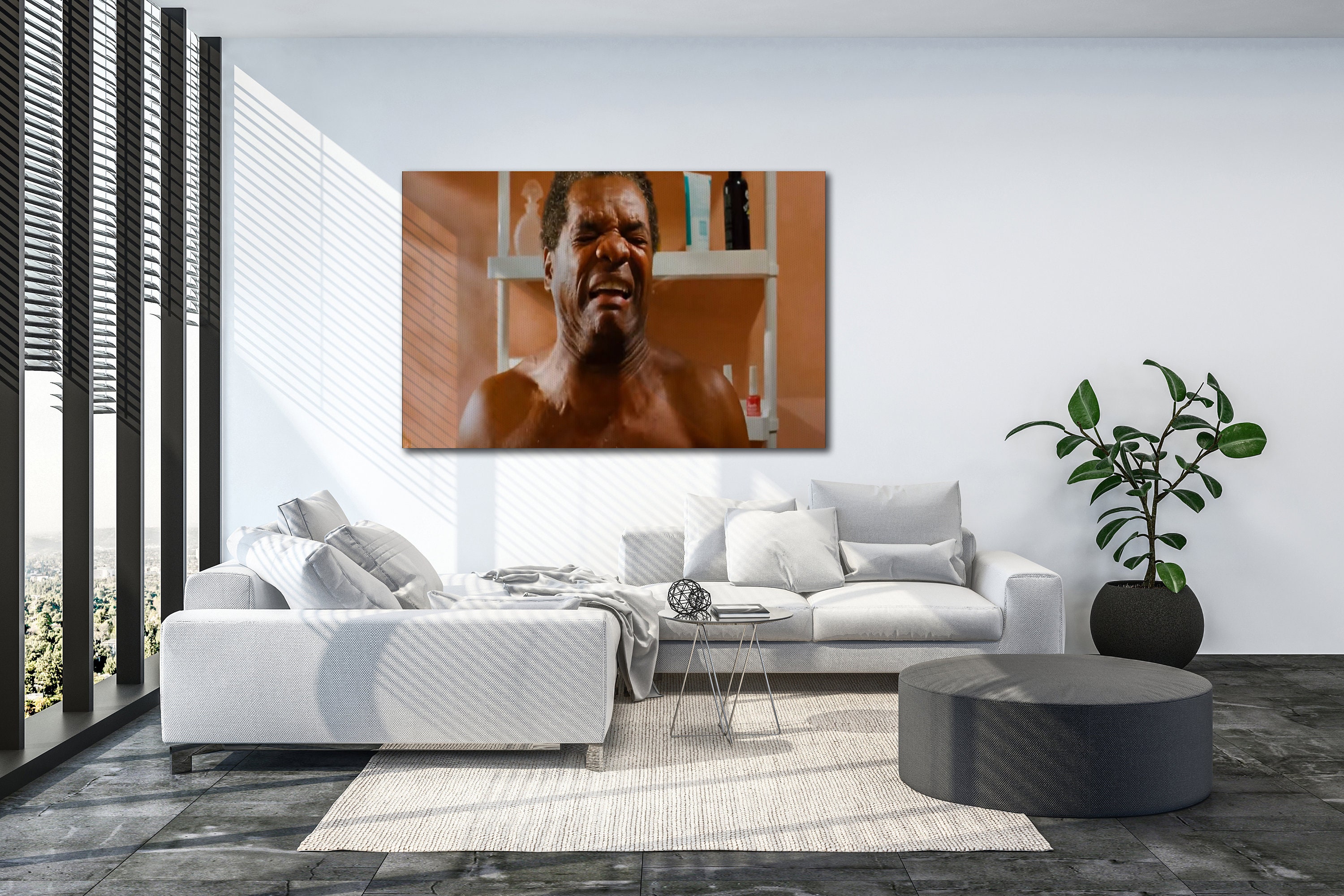 Friday Movie Poster Print | Friday Bathroom Scene | Funny Digital Oil ...
