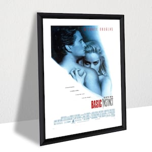 Basic Instinct Movie Poster, Sharon Stone Wall Art, Erotic Thriller ...