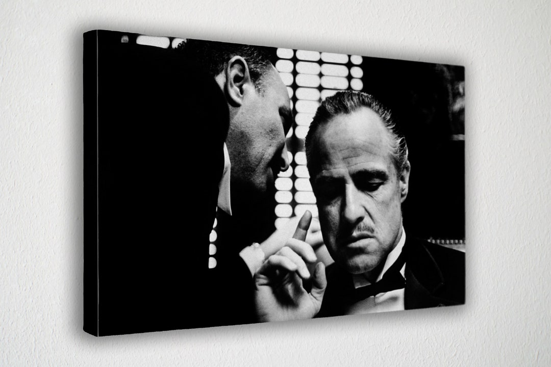The Godfather Canvas Poster Wall Art Premium Canvas High Quality Wall ...
