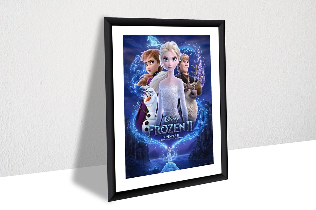 Frozen 2 Movie Poster Canvas Poster, Wall Art, Wall Decor, Canvas Print ...