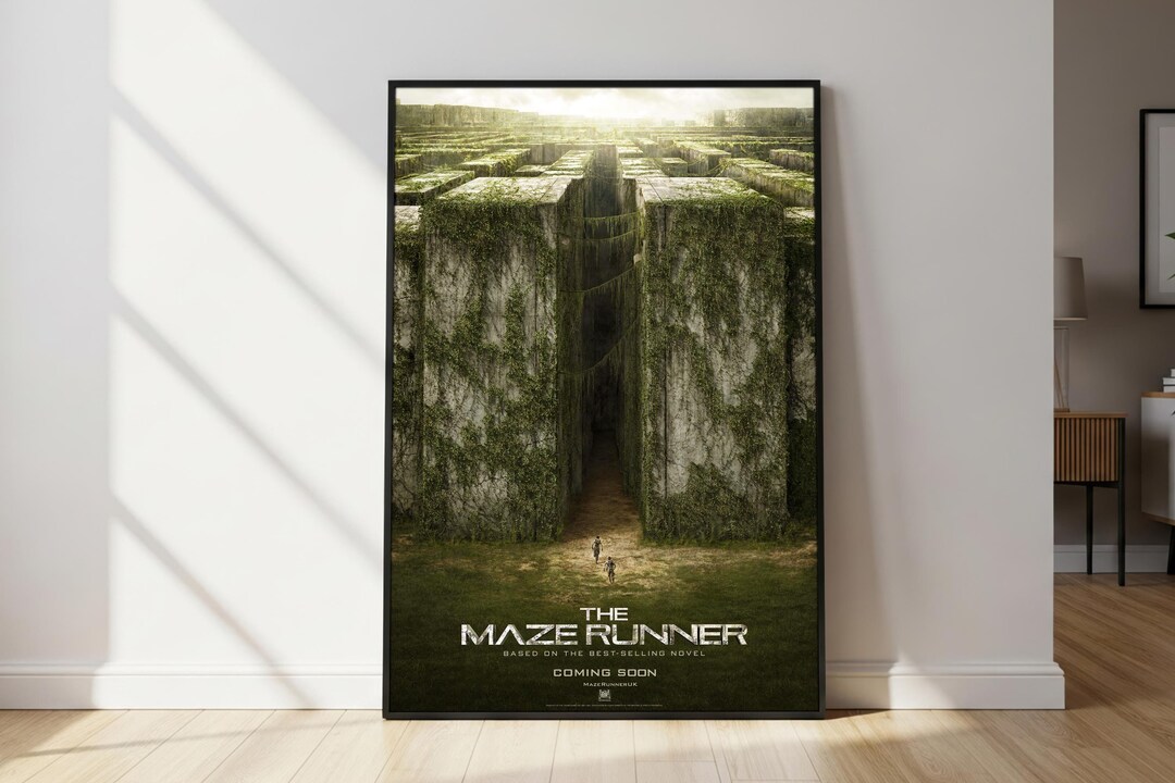 The Maze Runner Movie Poster | Sci-fi Action Wall Art | Dystopian Film ...