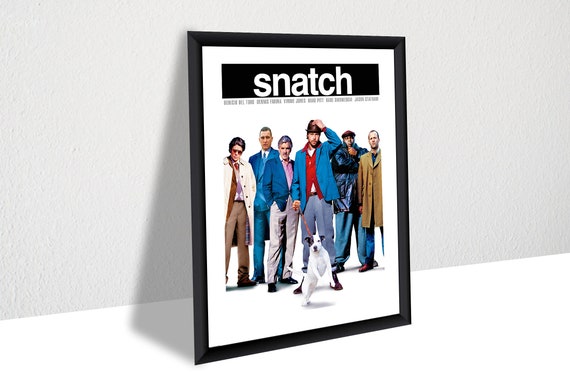 Snatch 2000 Poster SNATCH, BRAD PITT,JASON STATHAM, RARE 2000 PROMO