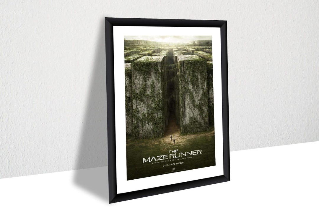 The Maze Runner Movie Poster, Dystopian Sci-fi Wall Art, Adventure Film ...