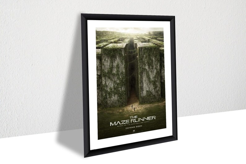 The Maze Runner Movie Poster | Sci-fi Action Wall Art | Dystopian Film ...
