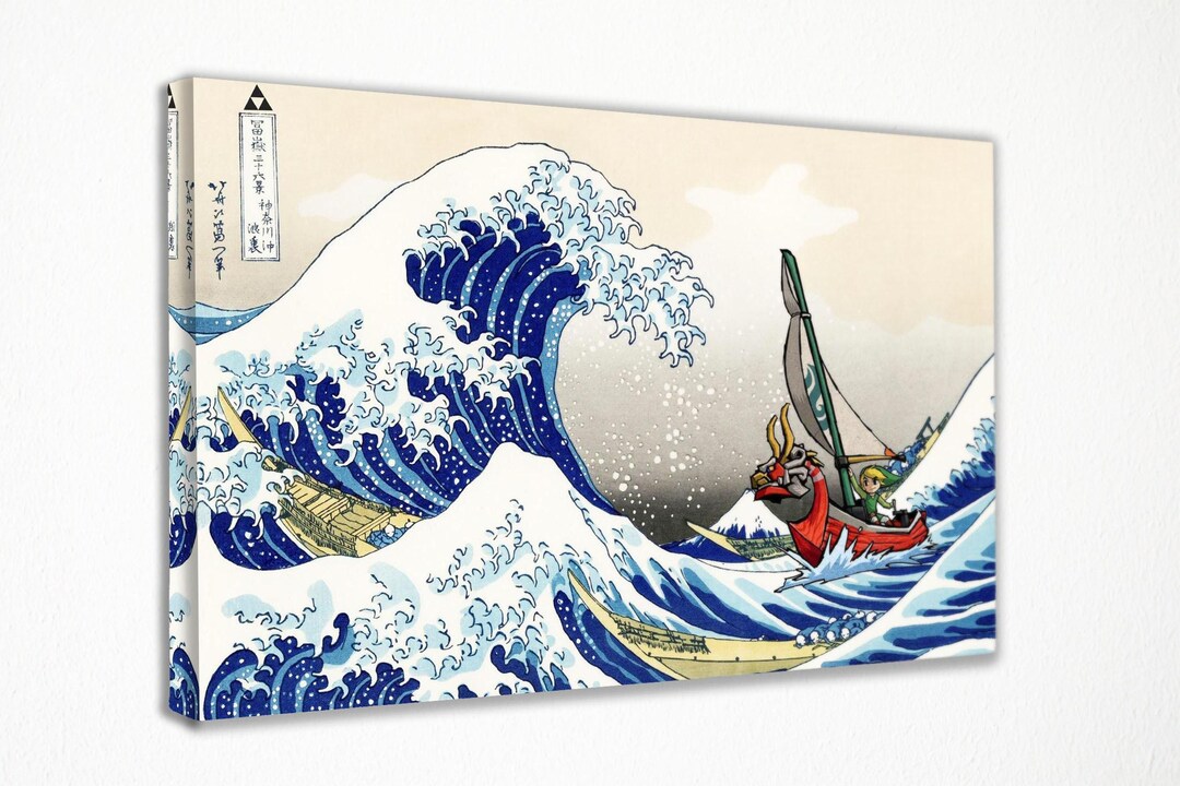 Legend of Zelda Wind Waker Poster, Nintendo Wall Art, Anime Style ...