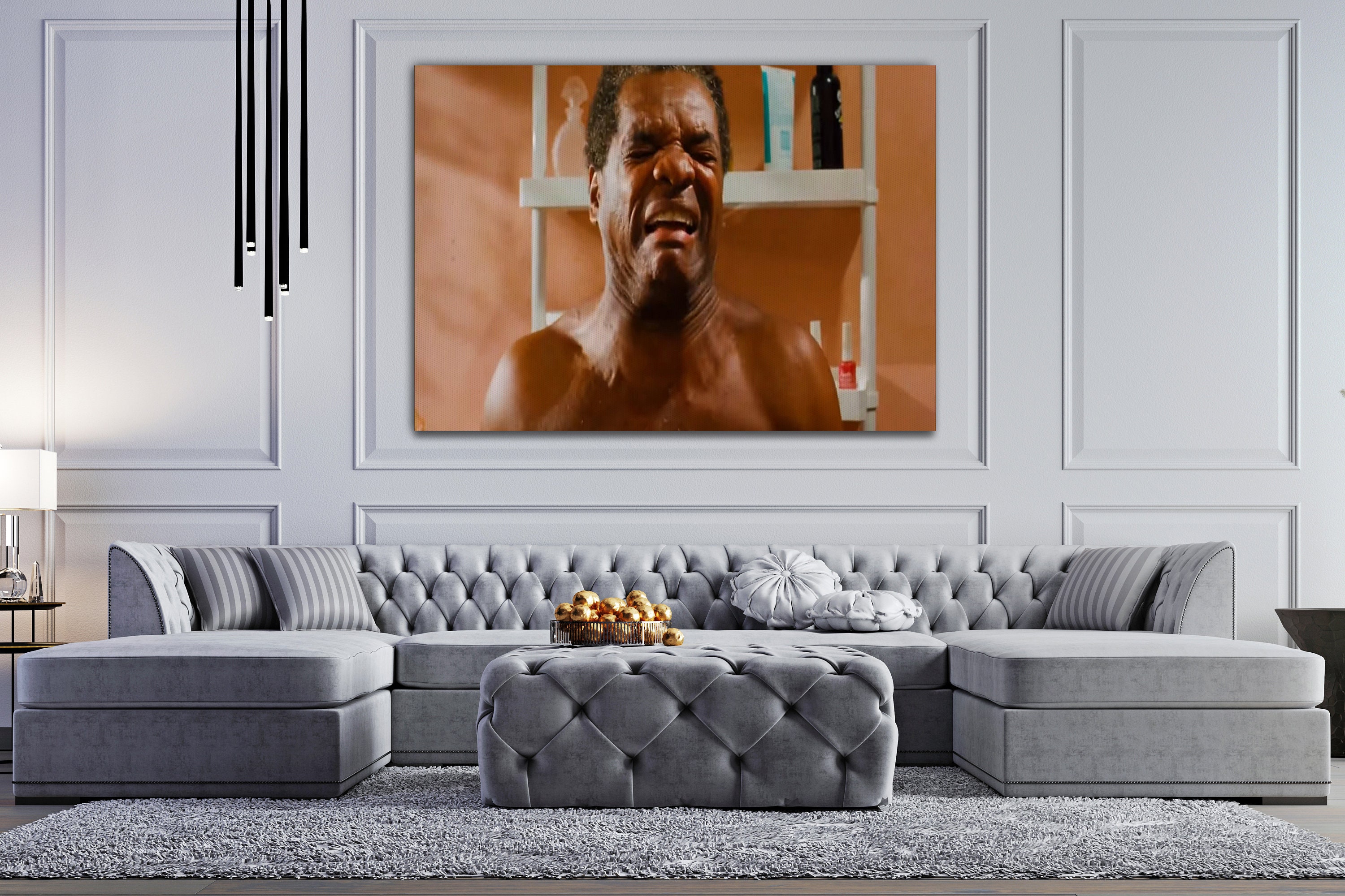Friday Movie Poster Print | Friday Bathroom Scene | Funny Digital Oil ...