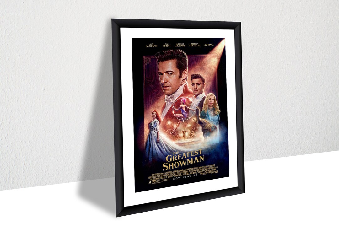 The Greatest Showman Movie Poster Wall Art Canvas Print, Wall Art, Wall ...