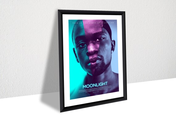 Moonlight Movie Poster 2016 Canvas Poster Wall Art Wall | Etsy
