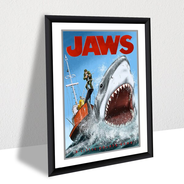 Jaws Canvas - Etsy