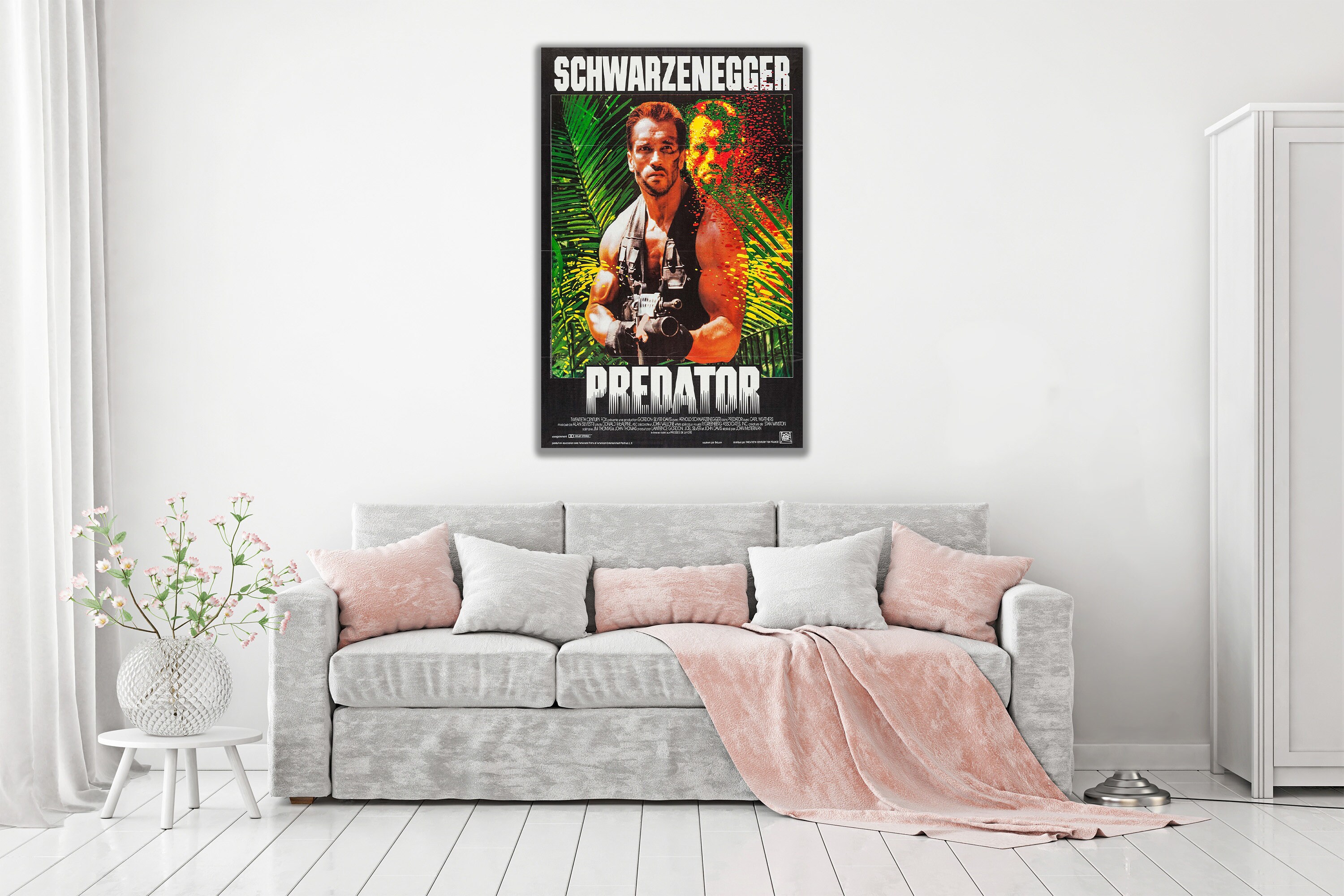 Predator - Movie Poster - 1987 Canvas Poster, Wall Art, Wall Decor ...