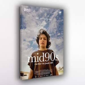Mid90s Movie Poster, Jonah Hill Directed Film Wall Art, 90s Skateboarding Poster, Framed Coming ...