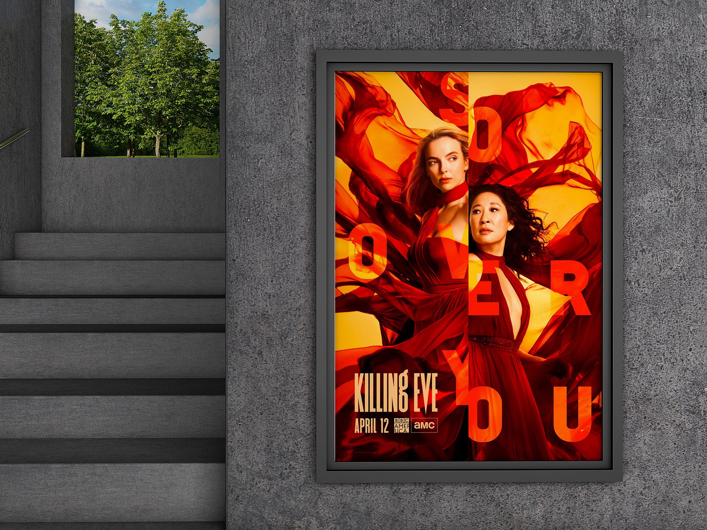 Killing Eve TV Series Poster No.3 2018 Canvas Poster Wall - Etsy