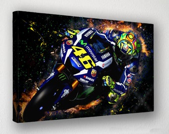 Valentino Rossi Poster - Etsy