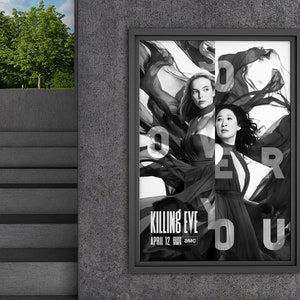 Killing Eve - TV Series Poster No.7 - 2018 Canvas Poster, Wall Art ...