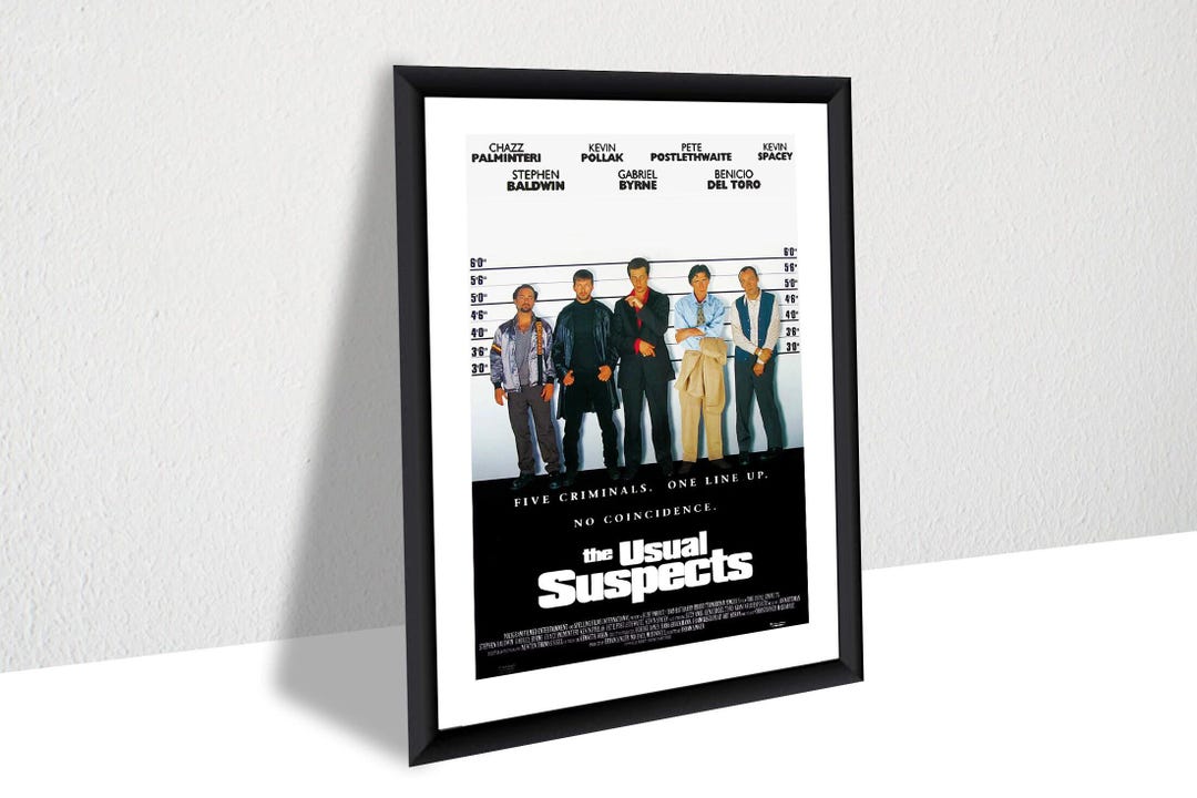 The Usual Suspects Poster, Classic Crime Drama Wall Art, Kevin Spacey ...