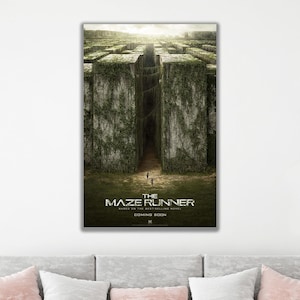 The Maze Runner Poster – Dystopian Sci-fi Movie Canvas Wall Art - Etsy